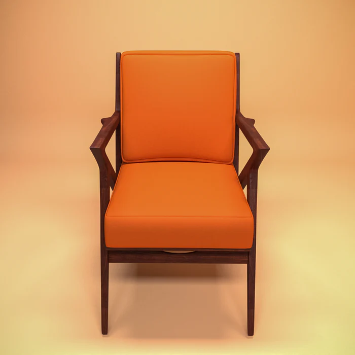 Vintage Modern Finish Wooden Arm Chair - Home Goods - by Classical ...